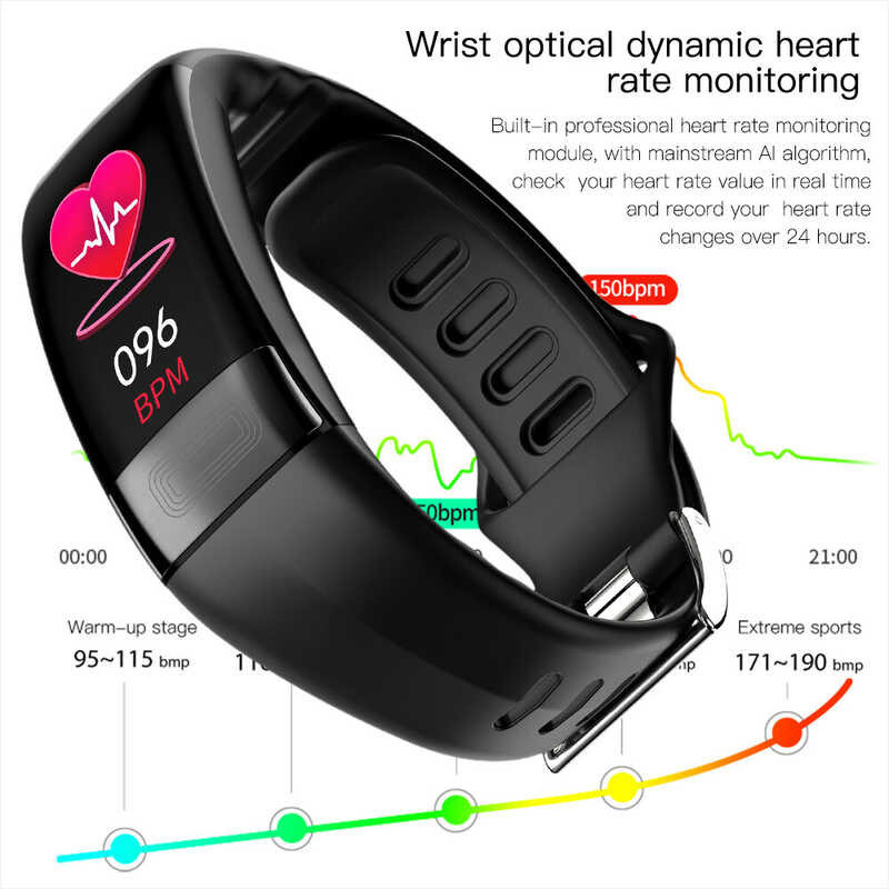 smart P11 PLUS bracelet ECG non-invasive glucose temperature heart rate ...