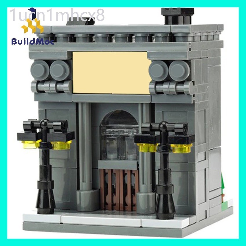 BuildMoc City Street View Toy MOC Mini Bank Architecture Classic ...