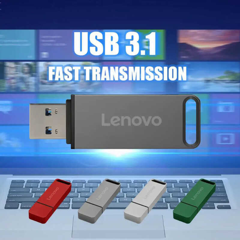 Lenovo 64TB Original USB 3.0 Interface Real Capacity 2TB 1TB 128GB Pen ...
