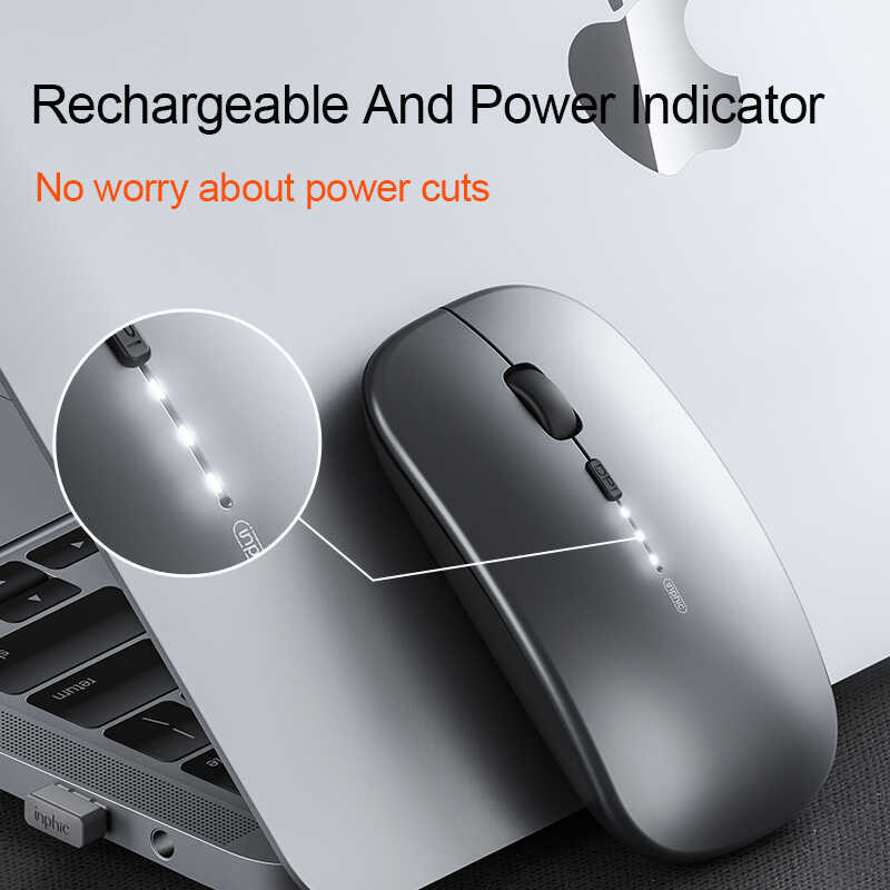 [HOT DFGGDFFF 118] Inphic M1P Rechargeable Wireless 2.4G laptop Mouse ...