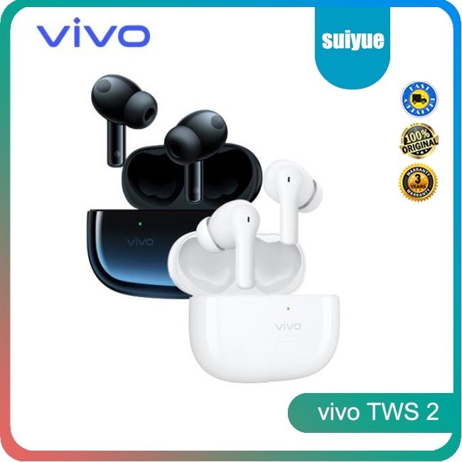 Vivo TWS 2 ANC vivo TWS 2 หูฟัง พร้อมระบบตัดเสียงรบกวน ลดเสียงรบกวนอัจฉริยะได้ทุกที่ทุกเวลา สนุก ...