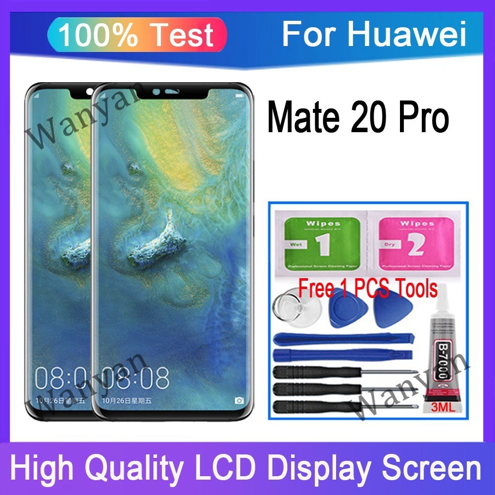 Original OLED Huawei Mate 20 Pro จอแสดงผล LCD Touch Screen Digitizer พร้อมกรอบเปลี่ยน | Shopee ...