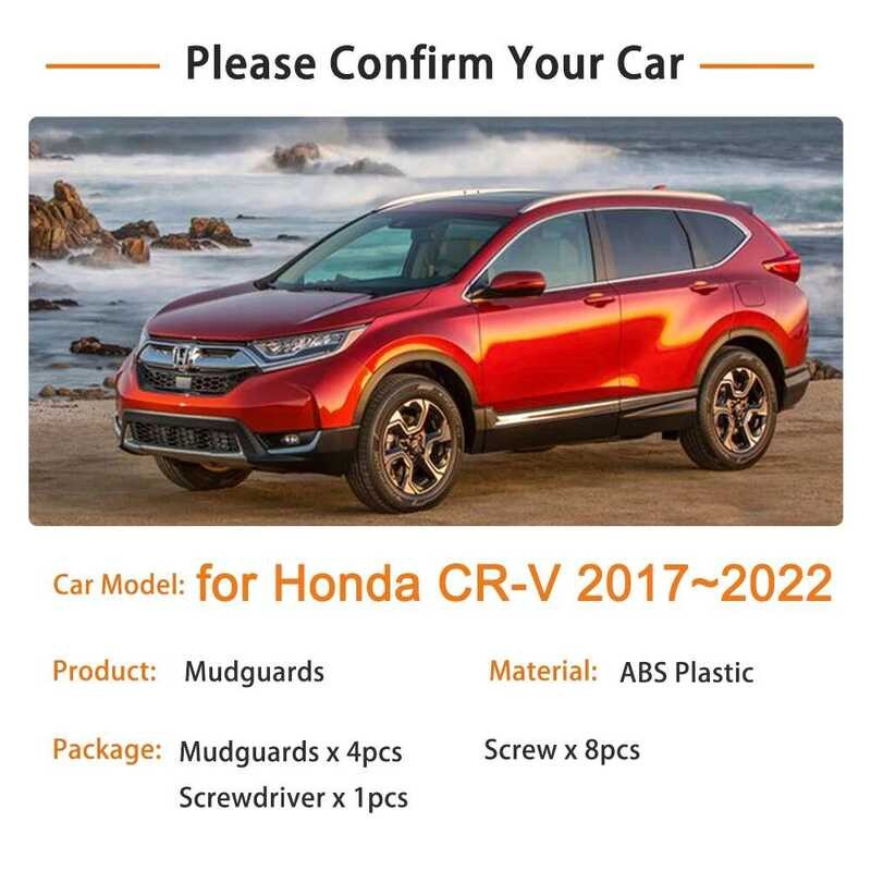 บังโคลนสำหรับ Honda Cr-V CRV CR V 2017 2018 2019 2020 2021อุปกรณ์เสร | Shopee Thailand