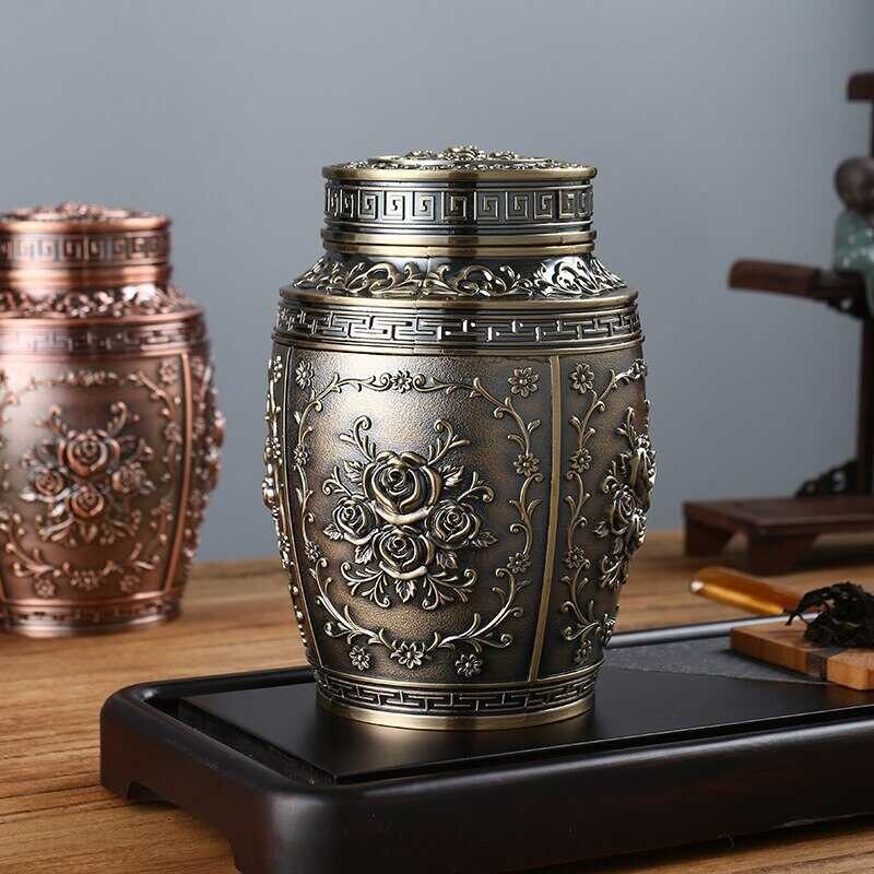 Container Funeral Human Metal Ashes Urns Keepsake Box Ashes Urn For ...