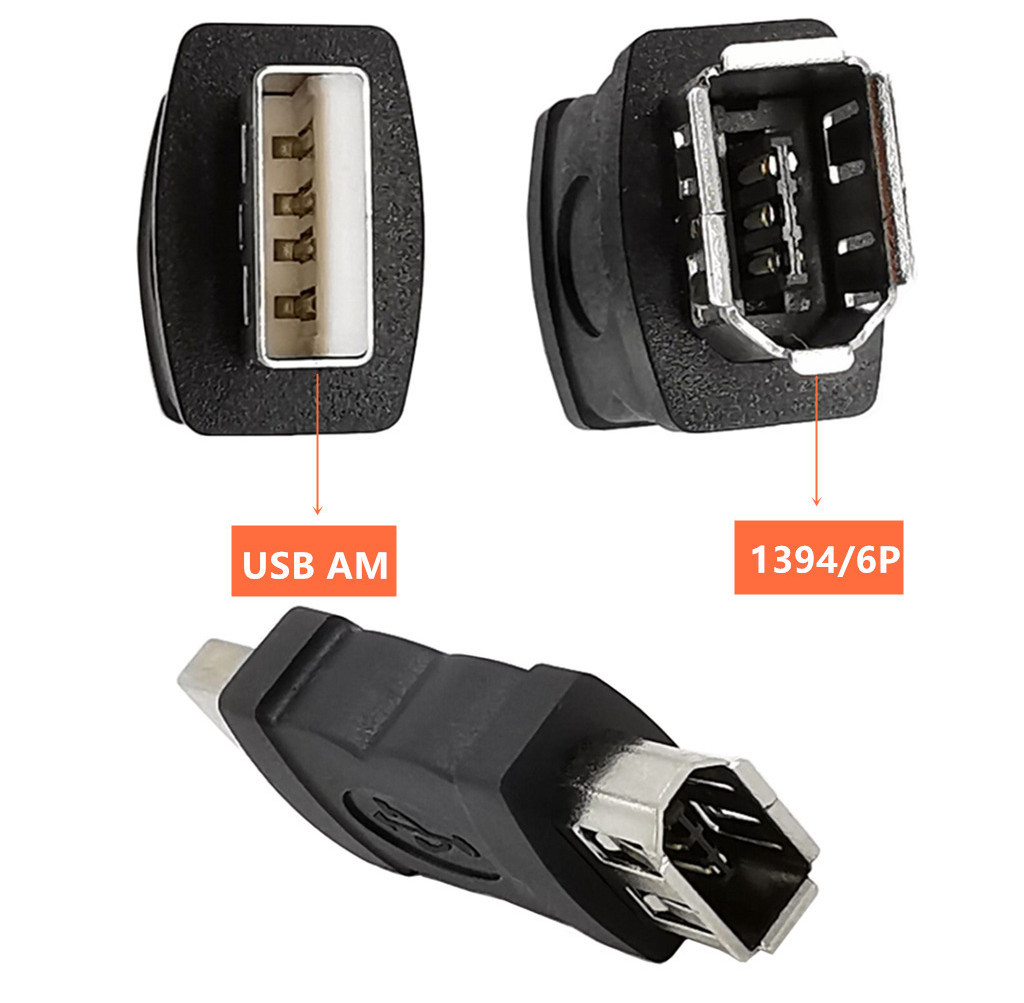 อะแดปเตอร ์ Firewire 400 1394 USB2.0 AM ถึง 1394 6P อะแดปเตอร ์ หญิง | Shopee Thailand