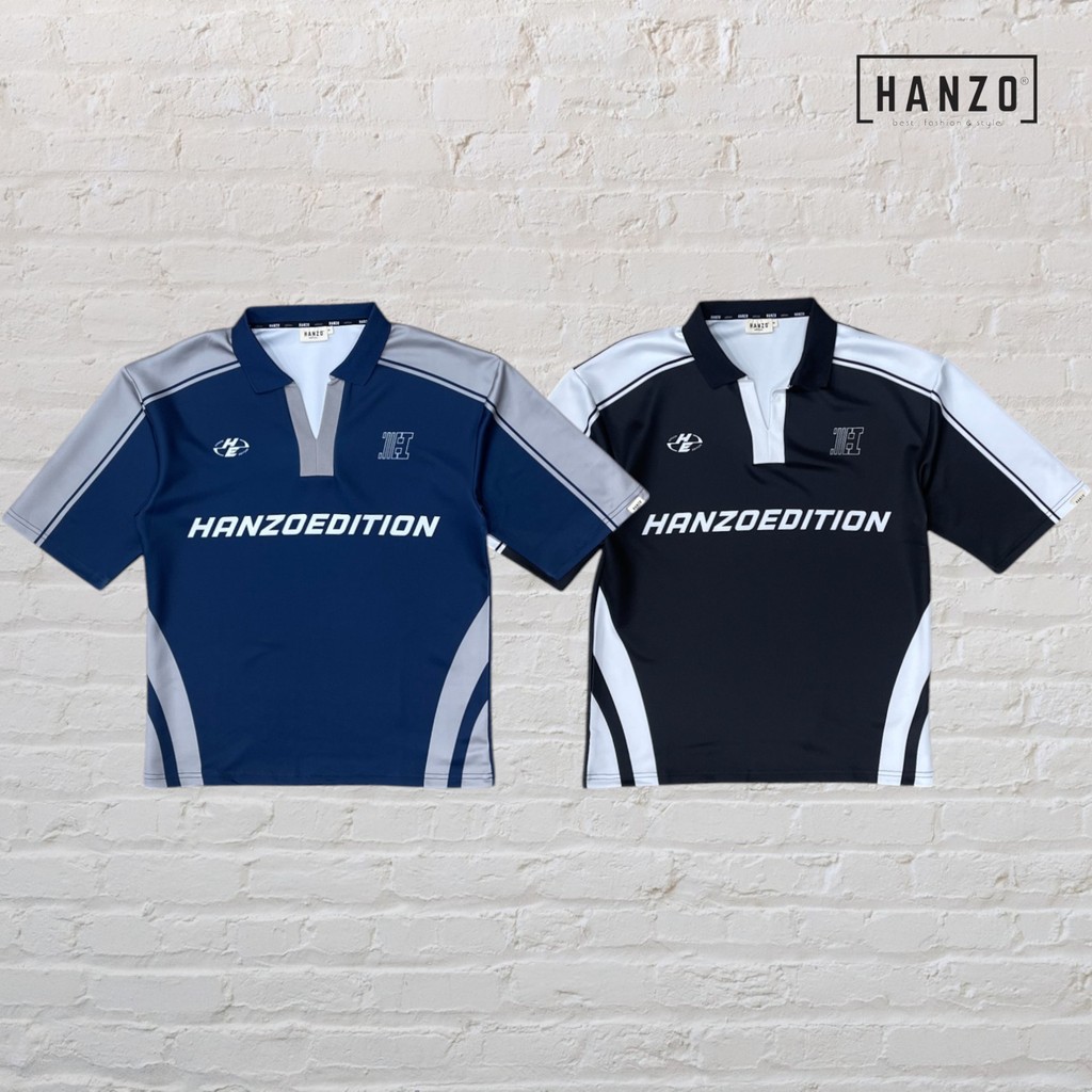 Hanzo เสื้อยืดโอเวอร์ไซส์ Unisex Lelaki 107956 Hanzo EDITION (โปโล ...