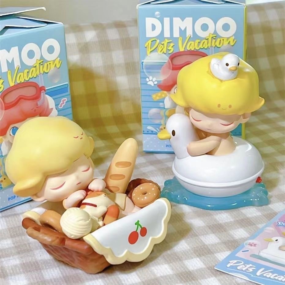 Dimoo Pet Vacation Series กล ่ องลึกลับรูปตกแต ่ งของขวัญสาว[คัดลอกฉบับ ...