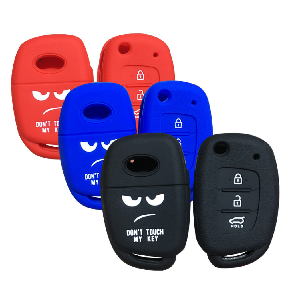 Hyundai Creta 2020 ซิลิโคนรถ Remote Key Fob Shell ฝาครอบกุญแจรถ Fob ...