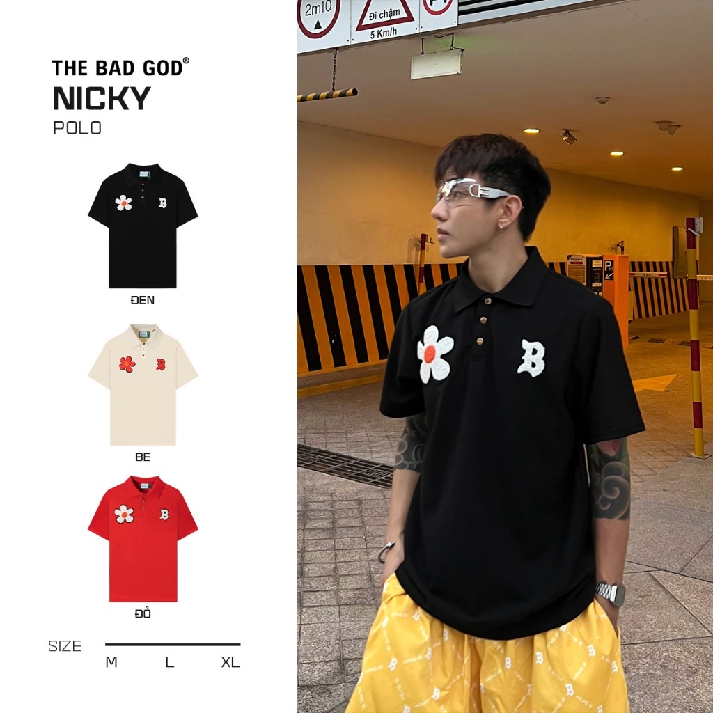 ในสต็อก เสื้อโปโล Bad God Nicky | Shopee Thailand