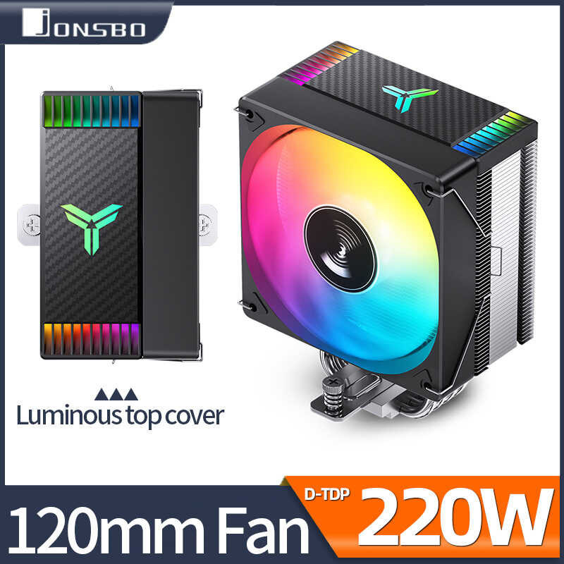 Jonsbo Cr1000 EVO CPU Processador Air Cooler 4 Heat Pipes ARGB PWM D ...