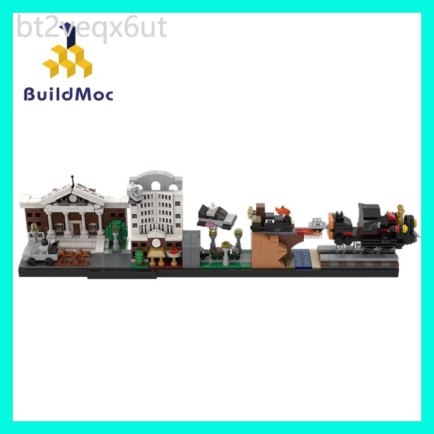 City Street View Old Club Model Back To The Future Skyline Architecture ...