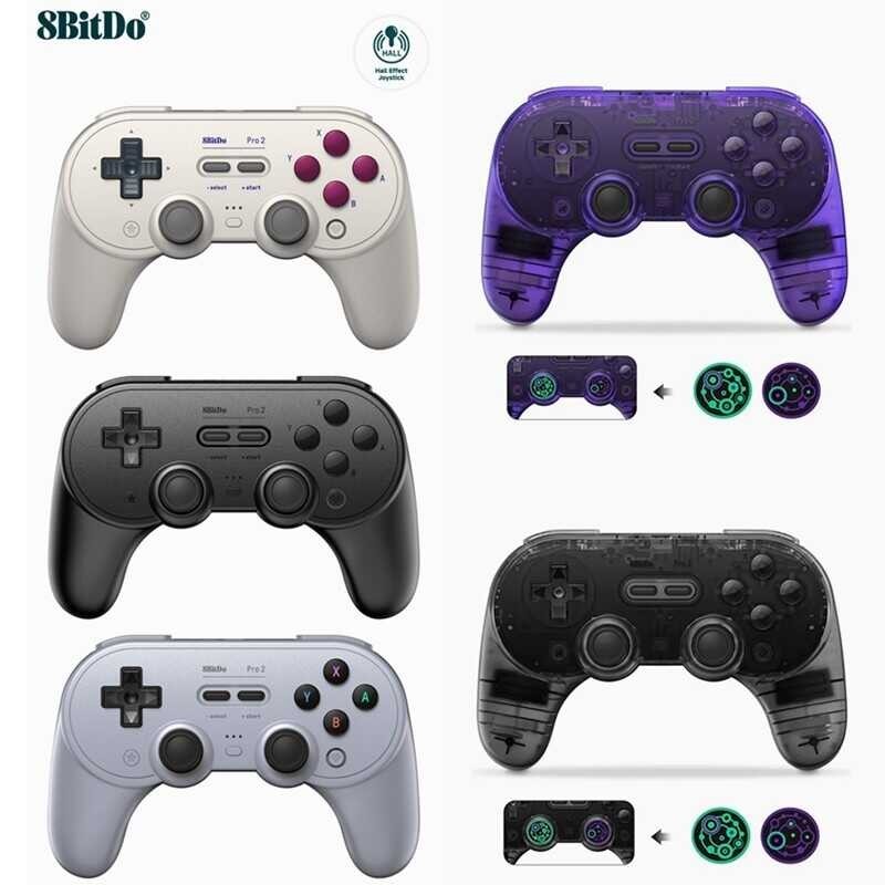 8BitDo Pro Original 2 Bluetooth Gamepad Hall Effect Joystick Wireless ...