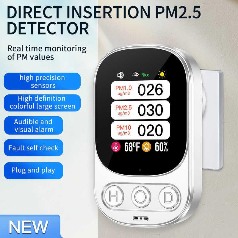 Life Store Xiaomi เครื่องตรวจจับคุณภาพอากาศ Pm2.5เครื่องตรวจจับฝุ่น Pm10 Pm1.0เครื่องตรวจจับ ...