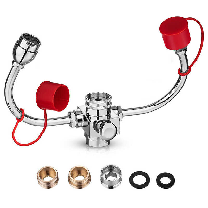 Mounted Eyewash Faucet Station Reliable First AID Emergency Wash Unit ...