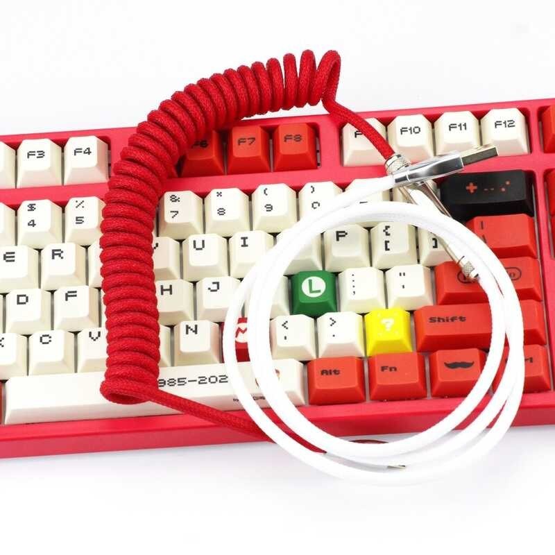 cable Mechanical Keyboard Type-c USB port for GK61 RK61 keyboard kit ...