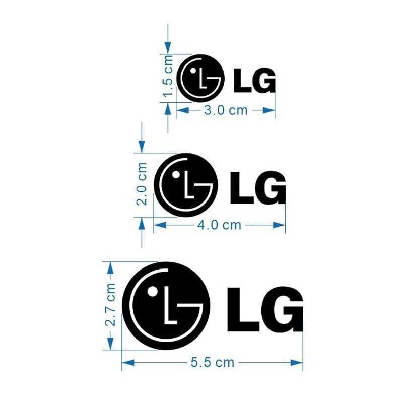 K] [Hot LG Metal Sticker Washing Hine Refrigerator Monitor Sticker ...