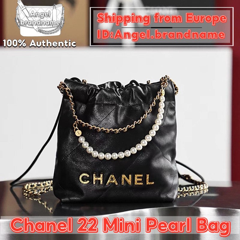 Shopee ถูกที่สุดถุงของแท้Chanel 22 Mini Pearl Bag กระเป๋าสะพายคลาสสิก ...