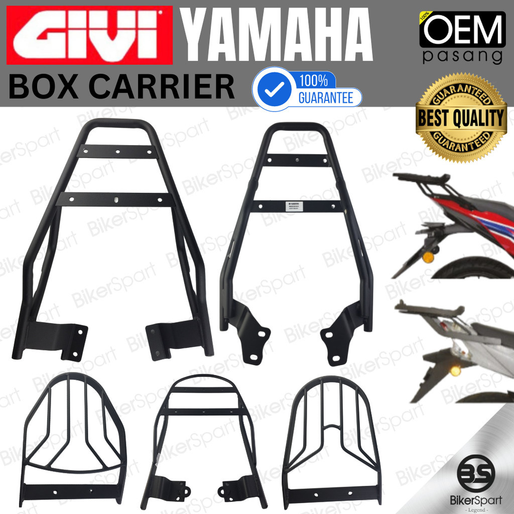 Givi YAMAHA SRL110 EGO LC NOVOU LC 135 RXZ-C Firm Box Carrier Rack ...