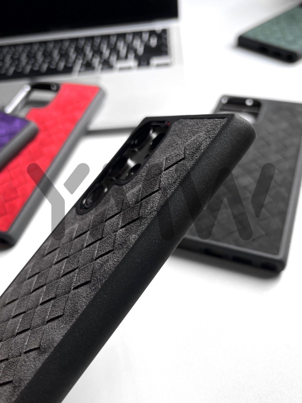 Alcanta สานสําหรับ Samsung Galaxy S23 Ultra S24 S22 S21 S20 FE Note20 ...