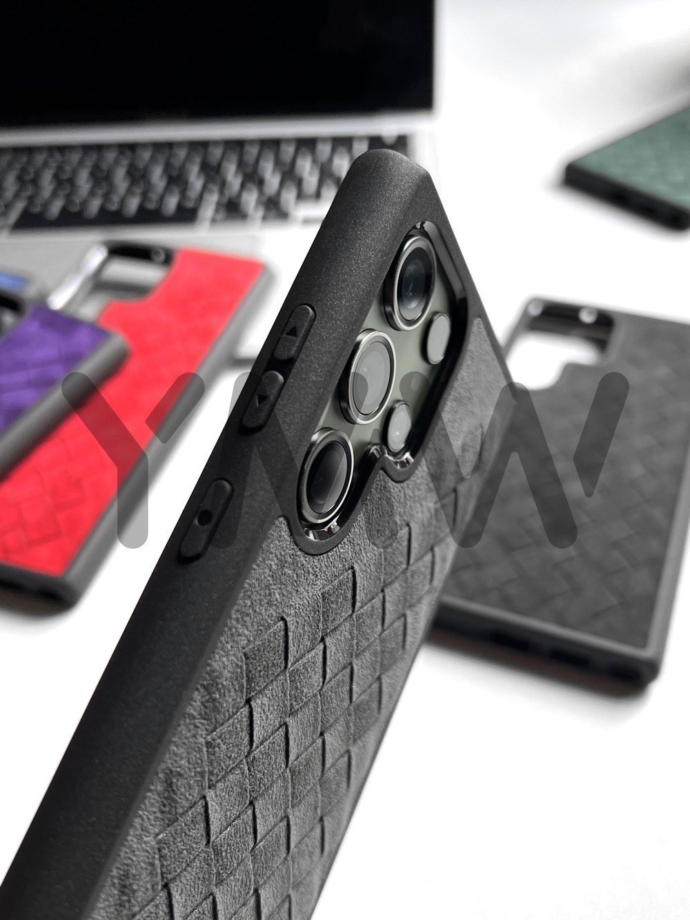 Alcanta สานสําหรับ Samsung Galaxy S23 Ultra S24 S22 S21 S20 FE Note20 ...