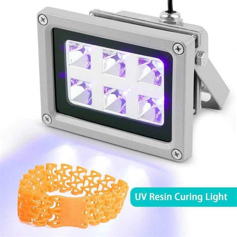 Uv 85-260V 405Nm Led Curing Light Lamp Resin for 3D Printer | Shopee ...