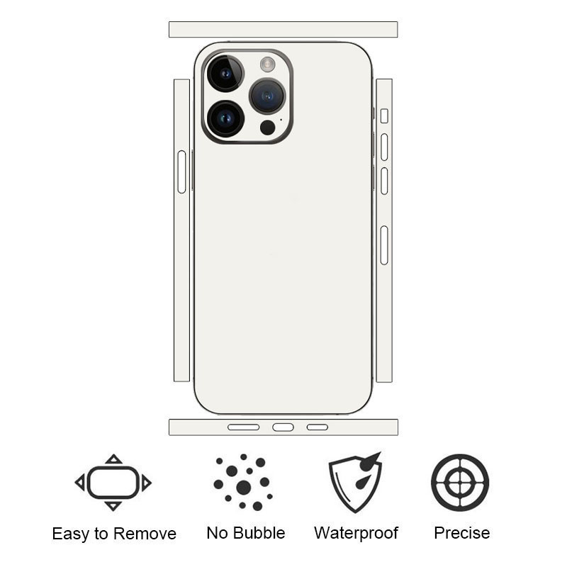 Original สี Decal Skin Back Protector ด้านข้างฟิล์ม 15Promax เปลี่ยนสี ...