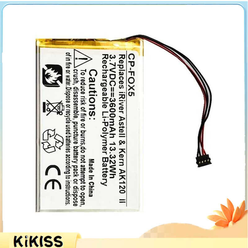 Replacement Battery 3500mAh For FIIO X1 X3 X5 X7 II Speaker Music ...