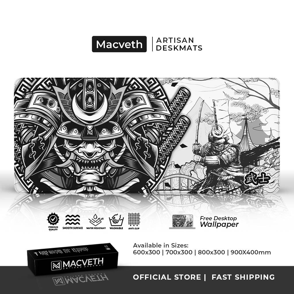 ในสต็อก Macveth Artisan Deskmat | โรนิน | แผ่นรองเมาส์ | แผ่นรองเมาส์ ...
