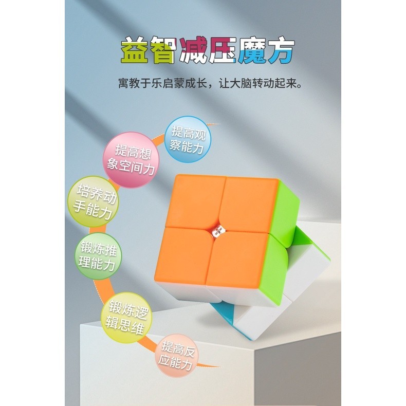 Fanxin 2x2 3x3 4x4 Speed Cube Stickerless Fanxin 3x3 Magic Cube สําหรับ ...