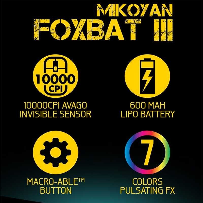 [HOT SDGFLHK 118] Armaggeddon Mikoyan Foxbat 3 Wireless Gaming Mouse ...