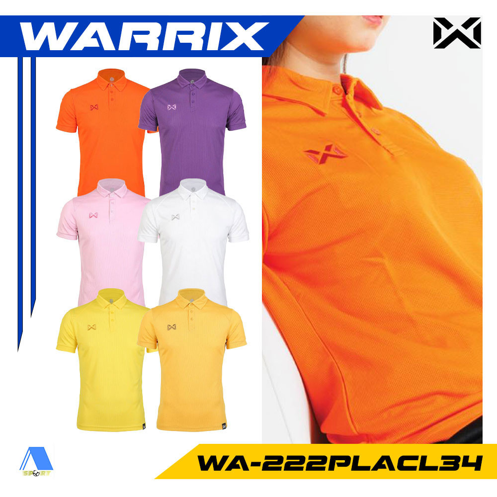 [[ส่งฟรี!! มีเงินคืน]] WARRIX เสื้อโปโล รุ่น VAFFLE รหัส ชุดที่ 1 แท้100% | Shopee Thailand