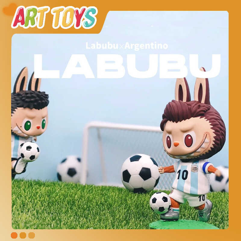 【Genuine】Labubu Messi Figure Argentina National Team Clear Figure ...