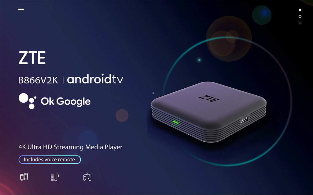 ZTE TV BOX l Android TV 4K Ultra HD l Google Play l Bluetooth 5.0 l ...