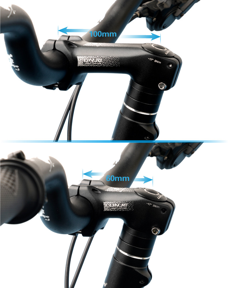 Lunje MTB จักรยาน Handlebar Stem อลูมิเนียมจักรยาน Stem Ultralight MTB ...