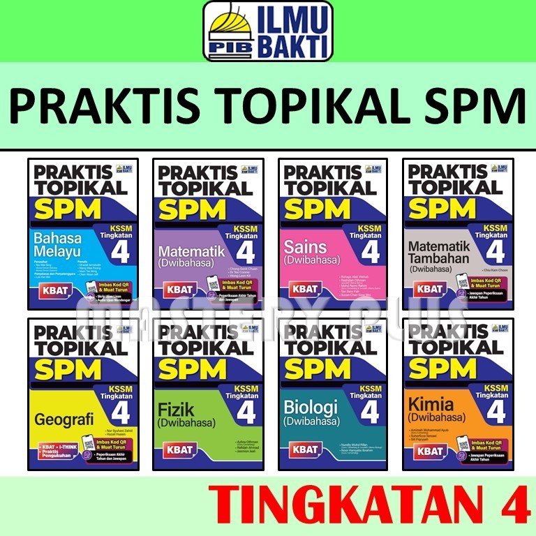 Topics LEVEL 4 KSSM 2024 & PRACTICAL SPM TOPICAL 5 KSSM/KBAT - BACTERIA ...