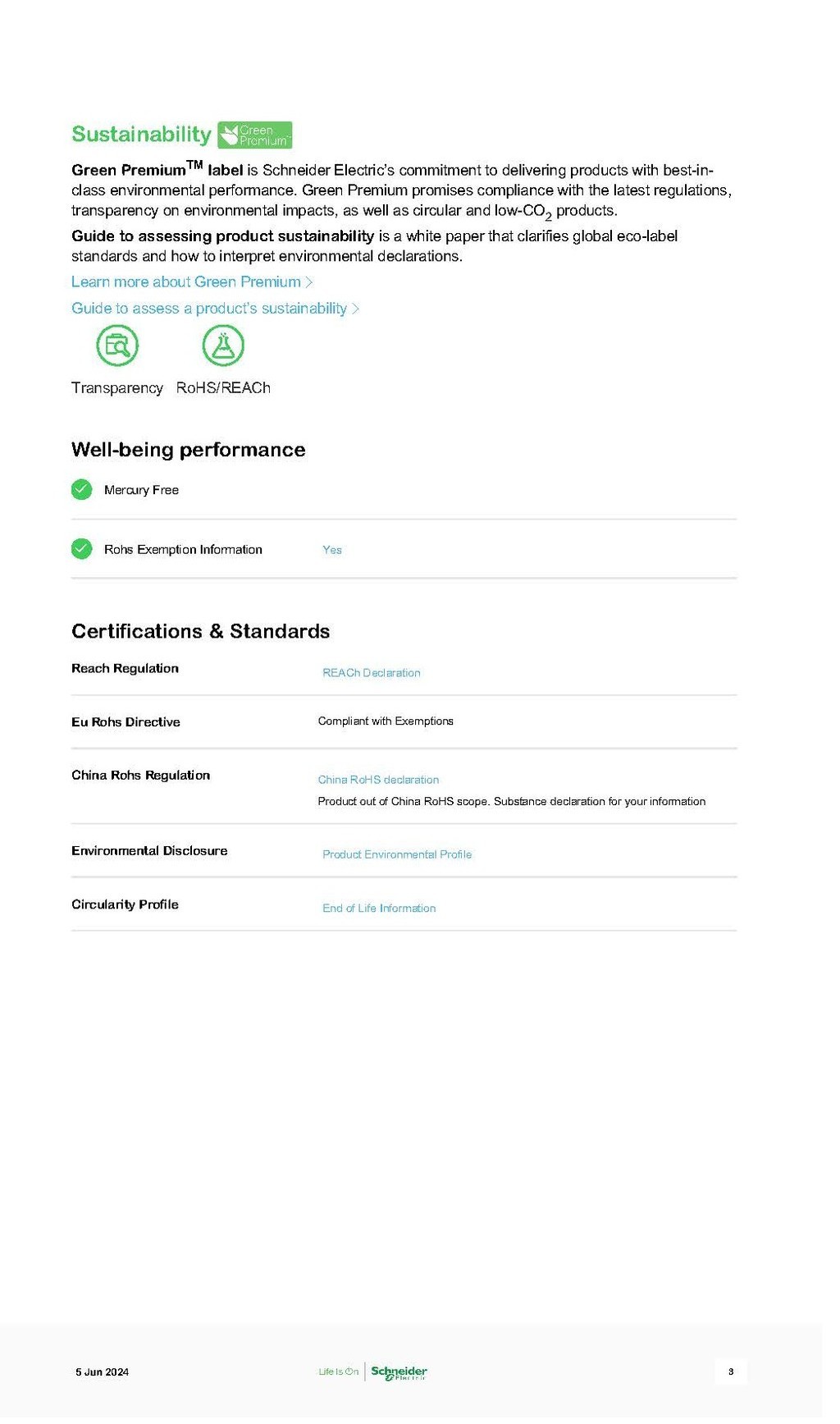 Schneider เครื่องชาร์จรถยนต์ไฟฟ้า Charging Station3P+N, สายยาว 5 m ...