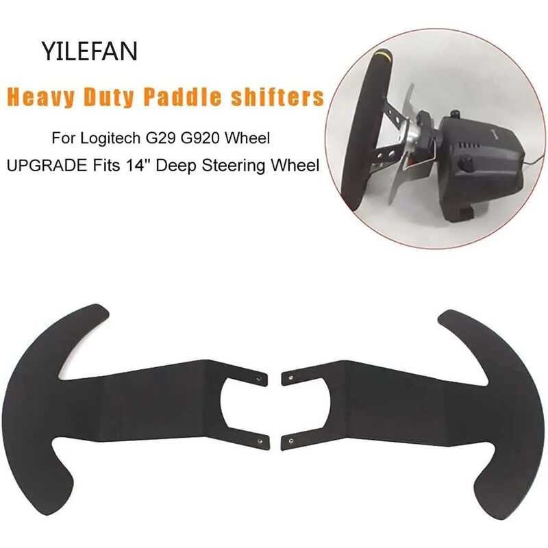 ️ Heavy Duty Paddle Shifters สำหรับ Logitech G29 G920ล้ออัพเกรด14 "ลึก ...