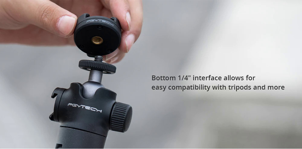 PGYTECH Caplock Action Camera Quick Release Kit พร้อมอินเทอร์เฟซ 1/4 ...