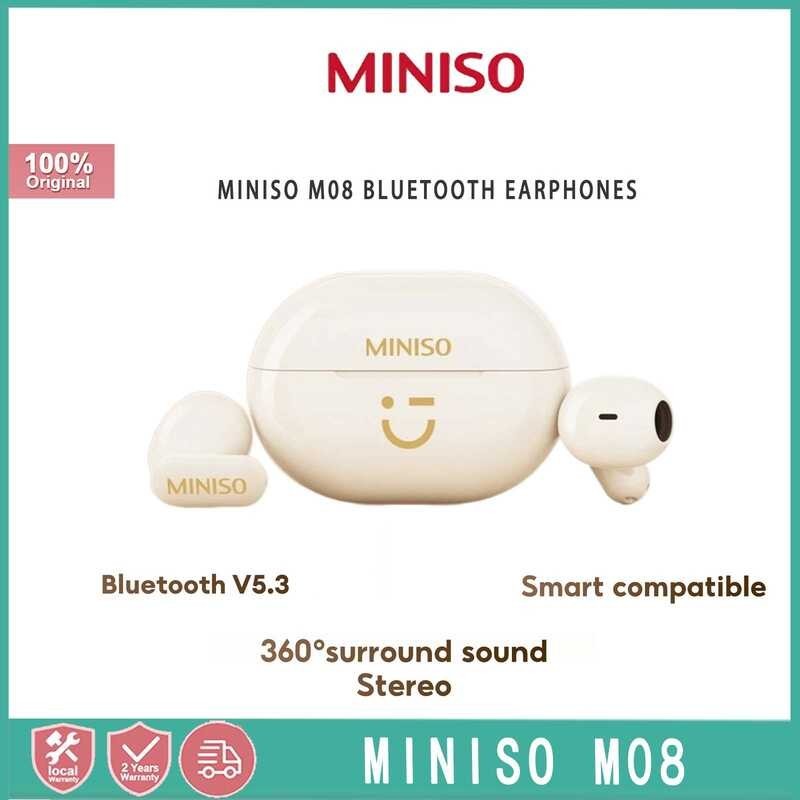 M08 V5.3 Miniso wireless headphones, helmet with Bluetooth, low latency, music touch control ...