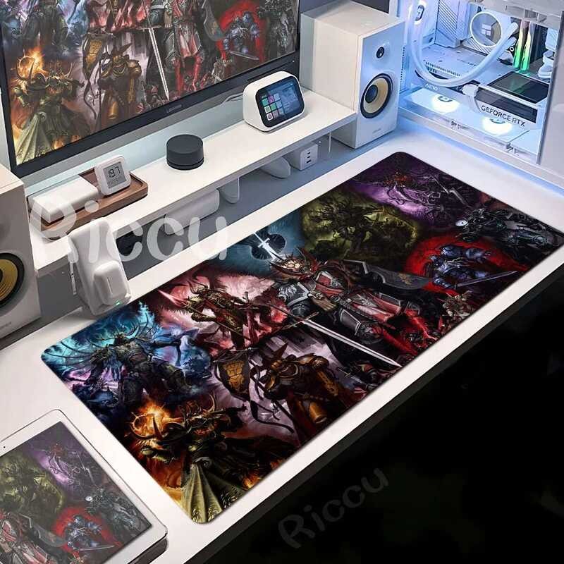 900x400 มม.Mousepad W-Warhammer 40Kเมาส์Padขนาดใหญ่Gamerคีย์บอร์ด ...