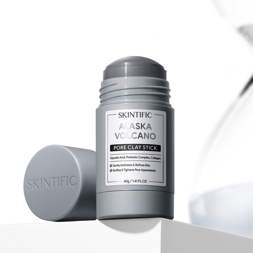 SKINTIFIC Clay Stick สกินทิฟิค มาสก์โคลนแบบแท่ง 40g (Mugwort/Alaska ...