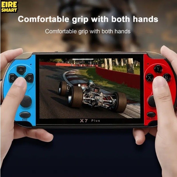 จอยสติ๊กเล่นเกม Psp X7 Retro Plus Video Game Console Portable GBA SFC ...