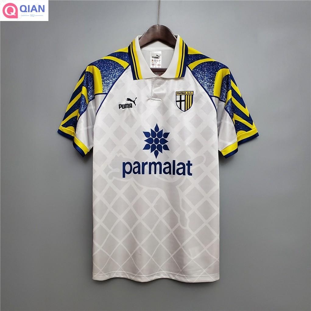 แห้งเร็ว สบาย 02-03 Parma Away เสื้อฟุตบอลย้อนยุค Football | Shopee Thailand