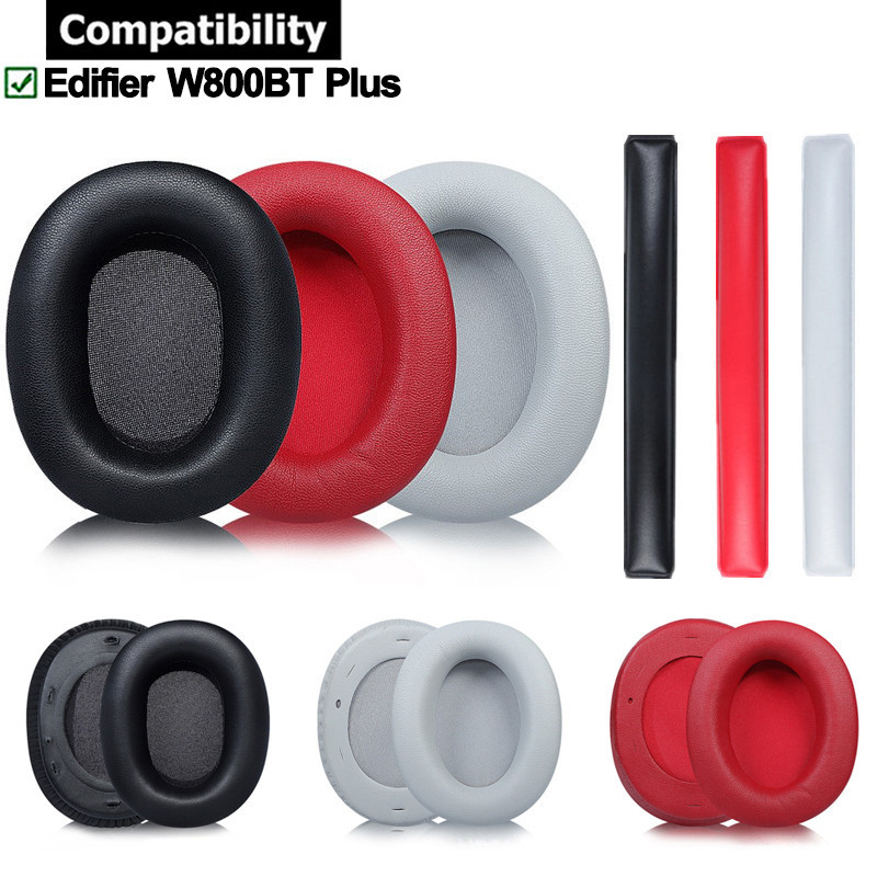 หูฟังหู Pad สําหรับ Edifier W800BT Plus ชุดหูฟังแถบคาดศีรษะ Earpad เบาะ ...