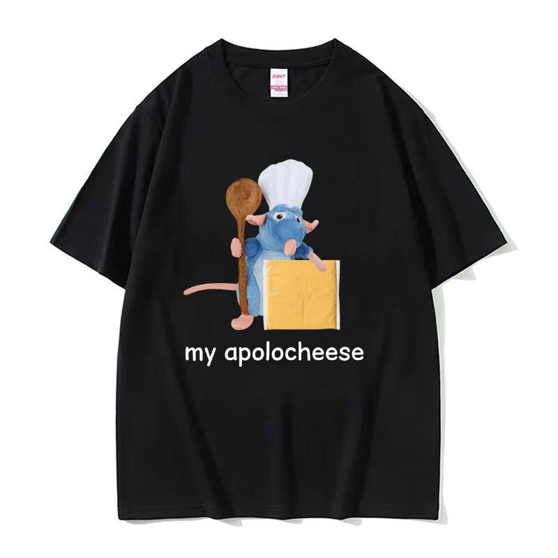 My Apolo Cheese Rat Plush ชีสตลก Meme เสื้อยืด Unisex Vintage Casual ...