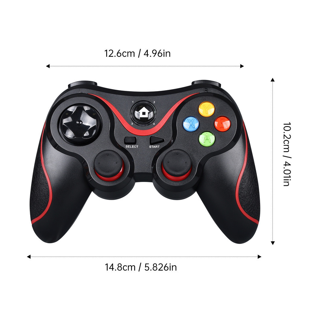V8 Bluetooth Controller 2.4G Wireless Controller สําหรับ PS3/PS4 ...