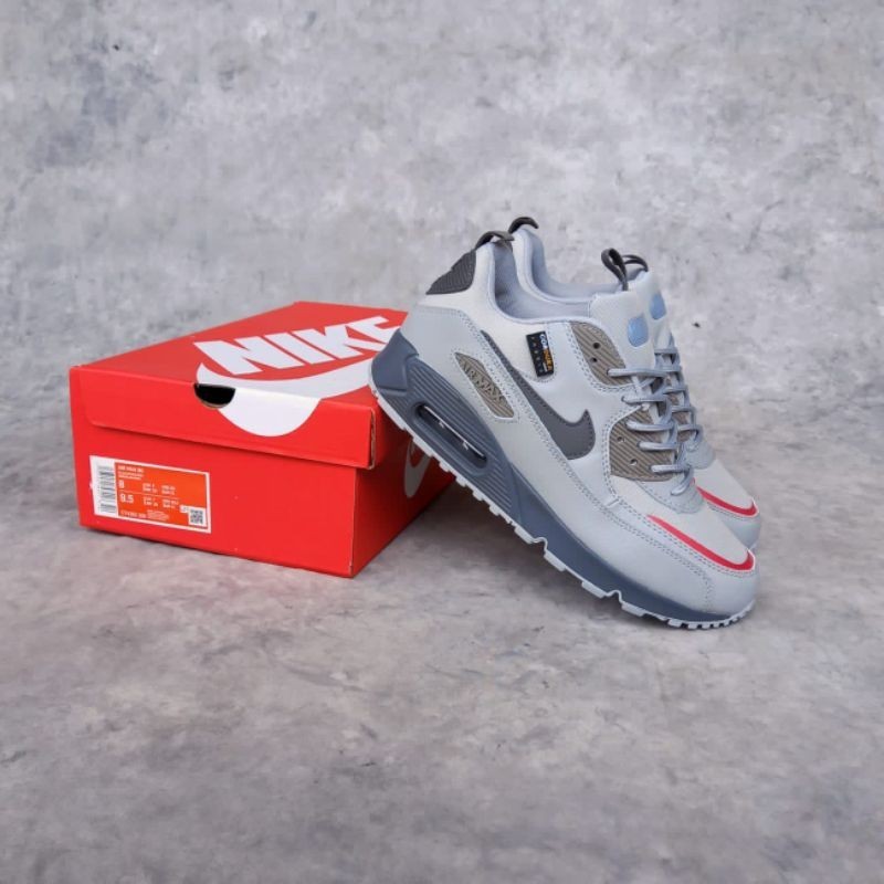 Sepatu Nike Air Max 90 Surplus Wolf GREY | Shopee Thailand