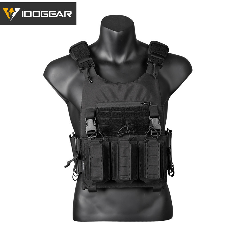 Idogear Tactic Plate Carrier พร ้ อมแผ ่ นโฟมด ้ านในพร ้ อม 556 9mm ...