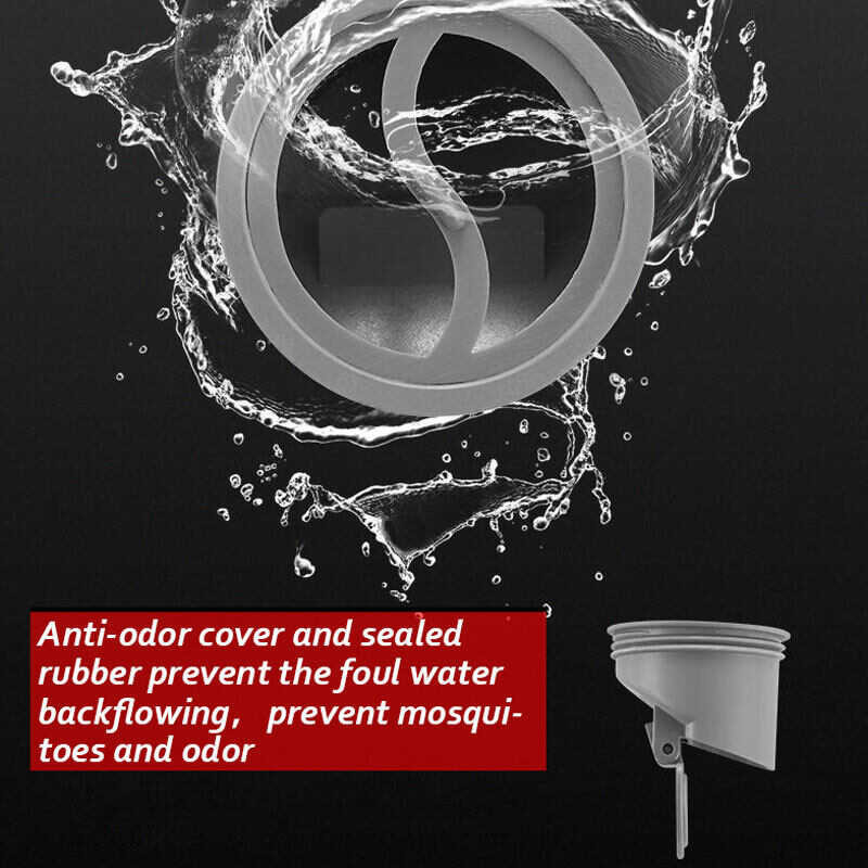 LY 304 ZOOKV Stainless Steel Bathroom Floor Drain Removable Filter ...