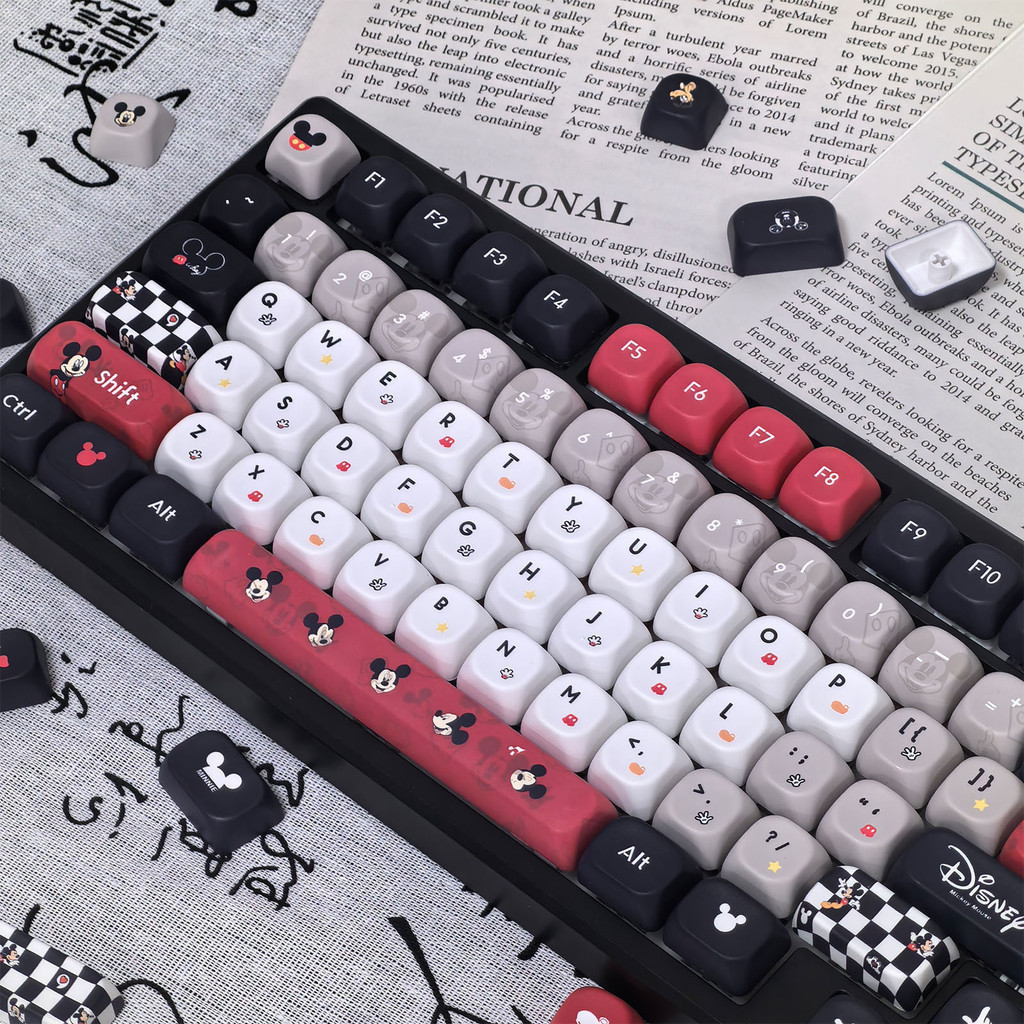 Mickey Disney Keycap MOA Profile PBT ระเหิดห้าด้าน Alice Mechanical ...